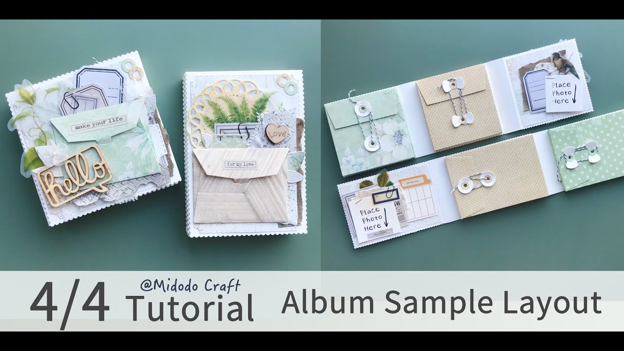 Tutoriul |【4/4】Multiple-usage Album Sample Layout | Midodo - YouTube