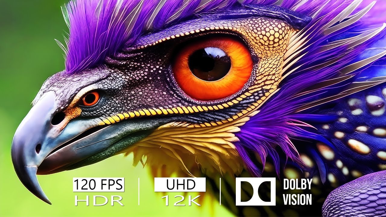 12K HDR 120FPS Dolby Vision with Calming Music and Bird Singing ...