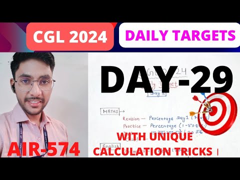 CGL 2024 GUIDANCE BY AIR 574 || UNIQUE CALCULATION TRICKS #cgl2024 # ...