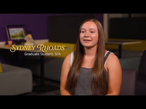 WIU Foundation Student Spotlight - Sydney Rhoads - YouTube