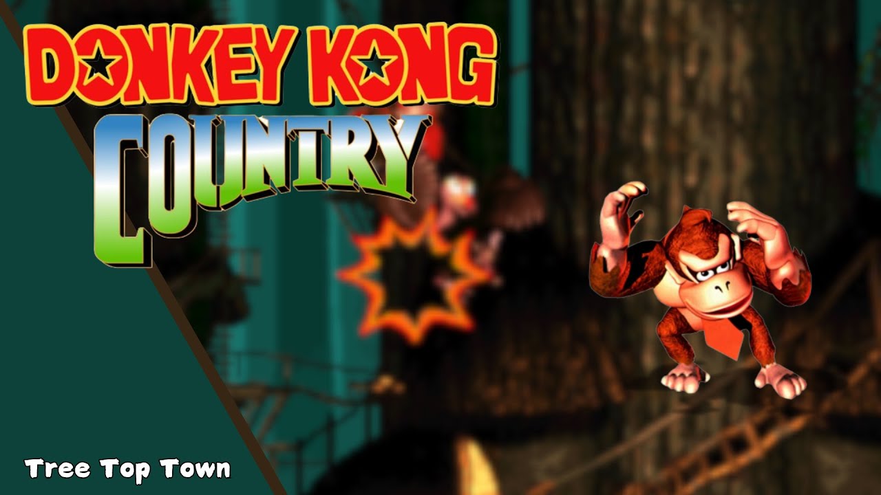 Donkey Kong Country 100% Walkthrough: Tree Top Town – All Secrets ...