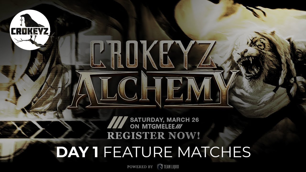 Crokeyz $1k Alchemy Tournament - DAY 1 | CROKEYZ MTG Arena - YouTube