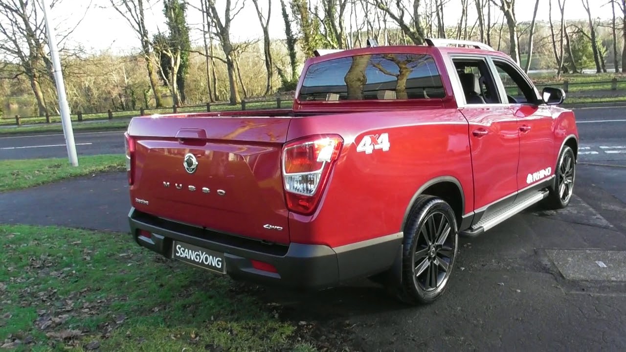 SsangYong MUSSO 2.2 RHINO AUTO with Bespoke 20" Alloy Wheels, finished ...