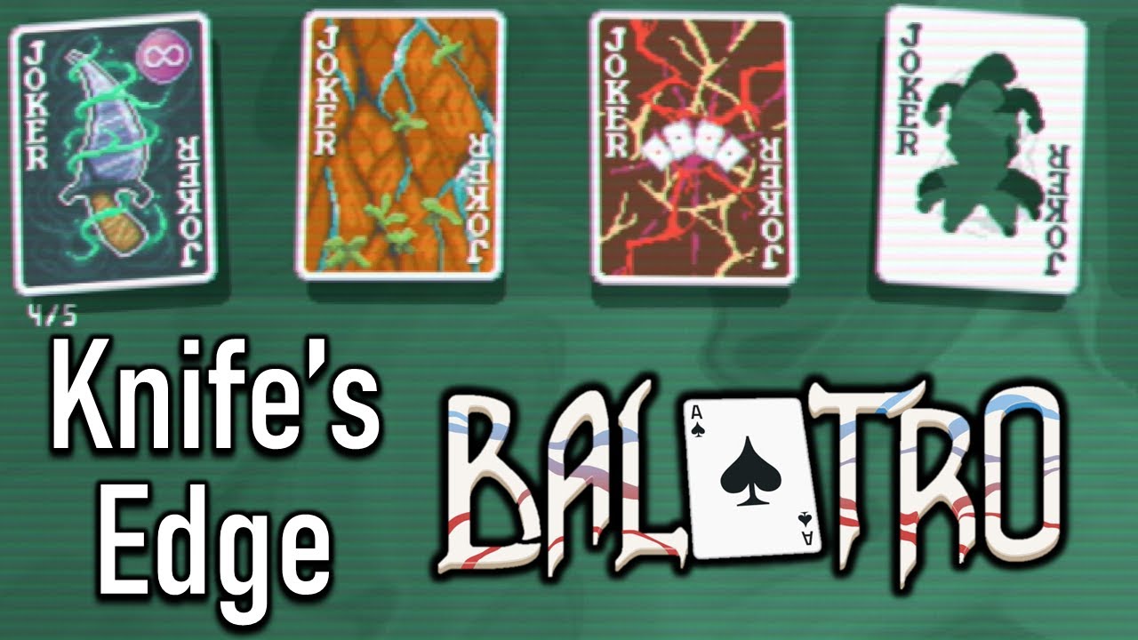 The Challenge Run Grind In Balatro (On A Knife's Edge) - YouTube