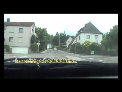 Ansbach: Driving from Promenado to WindmÃ¼hlberg (en route Katterbach ...
