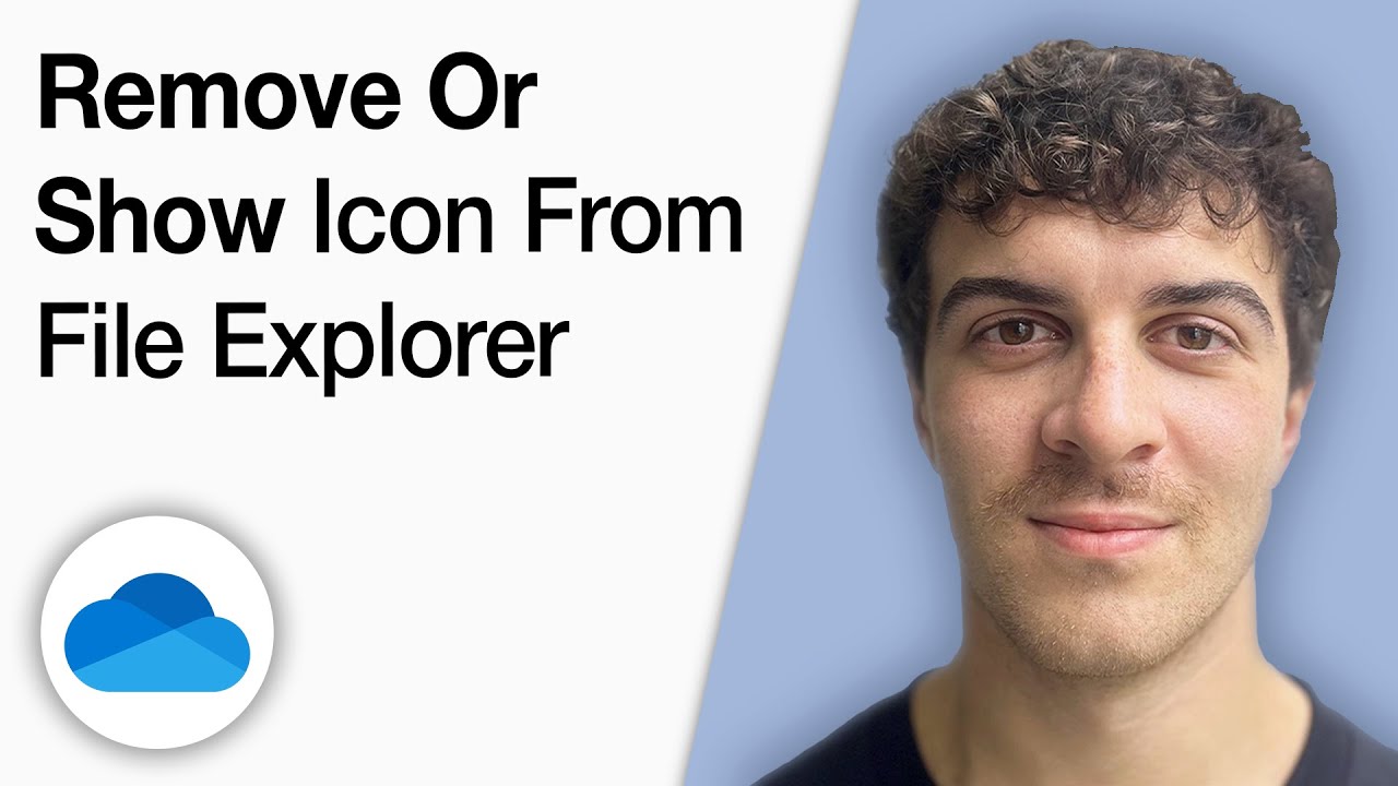 How to Remove or Show the Onedrive Icon From File Explorer in Windows ...