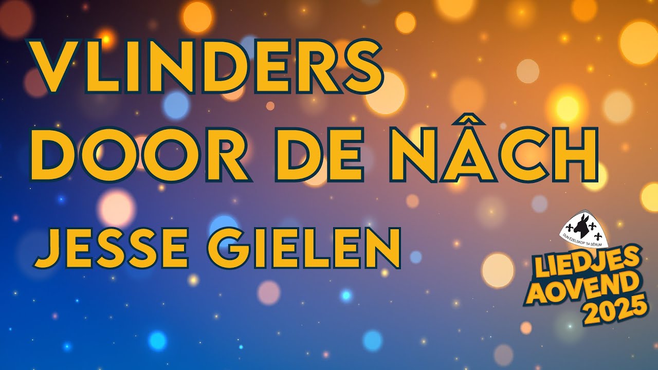 Vlinders daor de Nâch – Jesse Gielen - YouTube