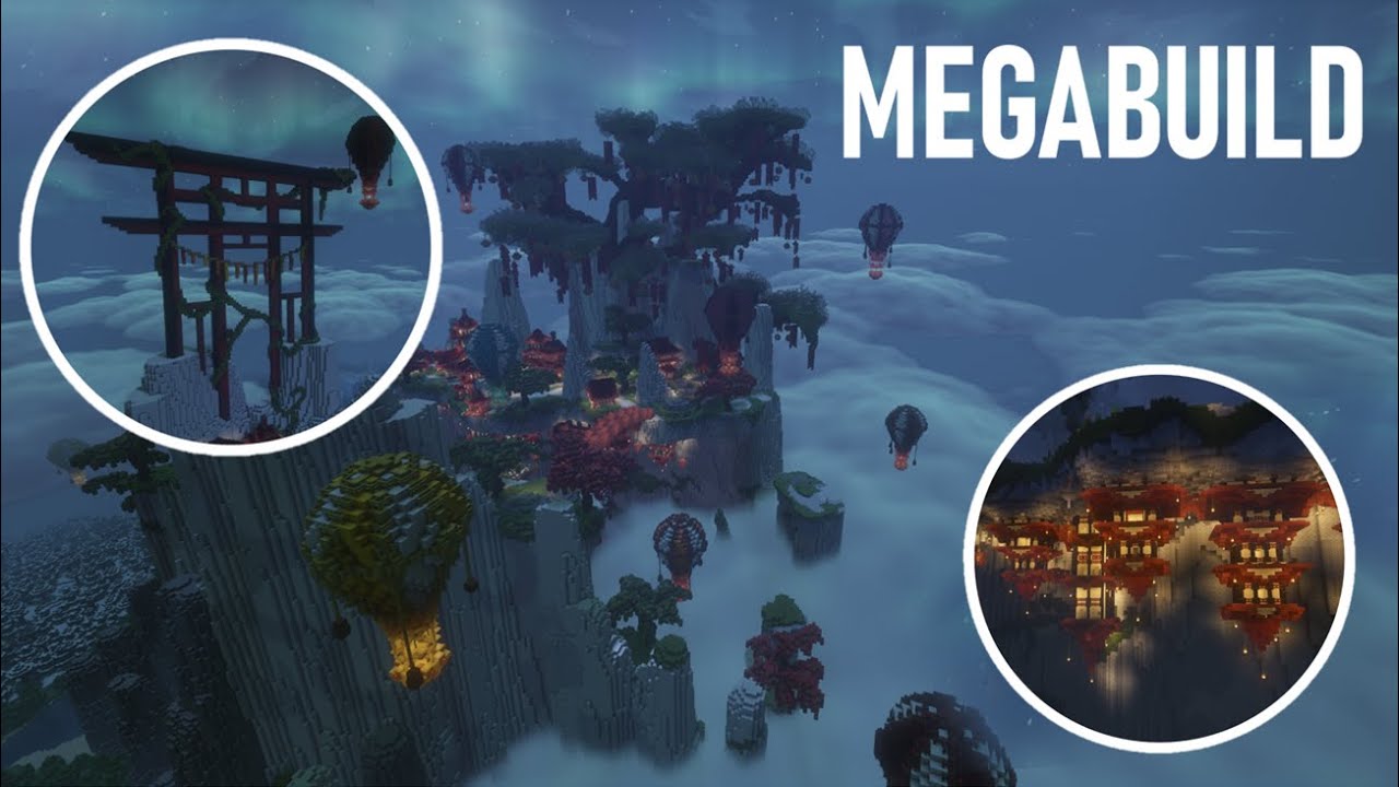 I BUILT AN INSANE FANTASY GARDEN TEMPLE | Minecraft Mega Builds - YouTube