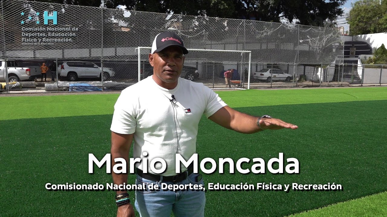 Comisionado Mario Moncada hablando de las futuras canhas a construir ...