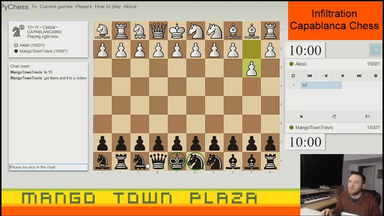 Infiltration Capablanca Chess 960 - Chess Variants Ep. 573 - YouTube