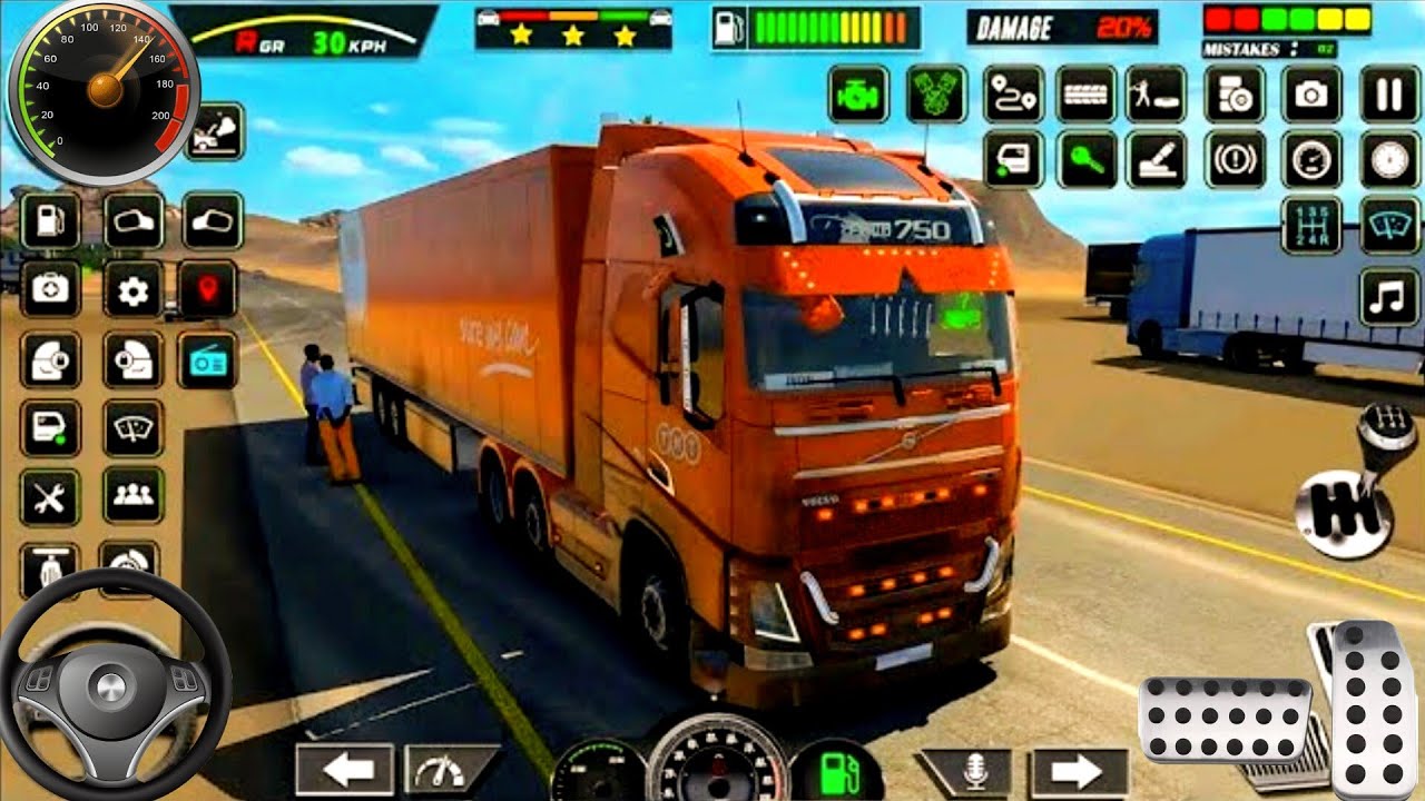 311 Auto truck off-road driving game - truck loaded duty games simulator - YouTube