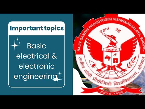 Beee RGPV basic electrical & electronic engineering Unit 3,4,5 ...