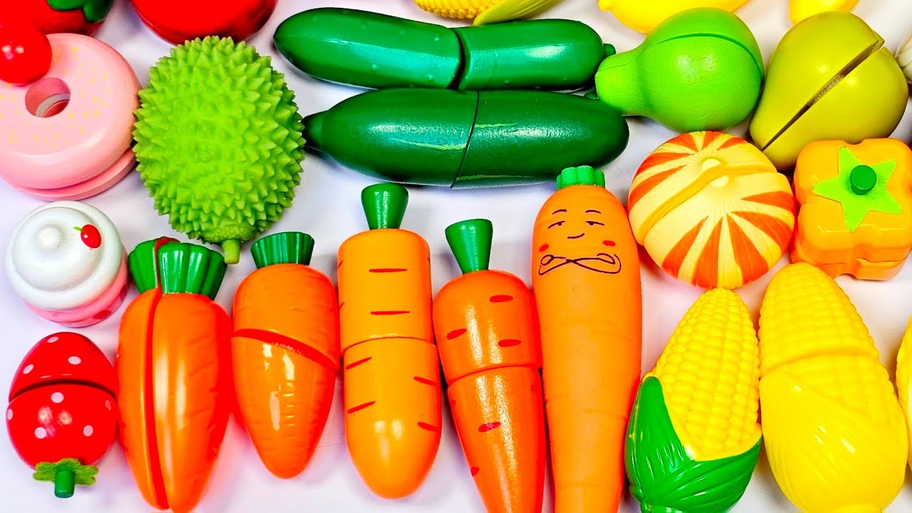 Oddly Satisfying Video-How to Cutting New Wooden Fruits and Vegetables ...