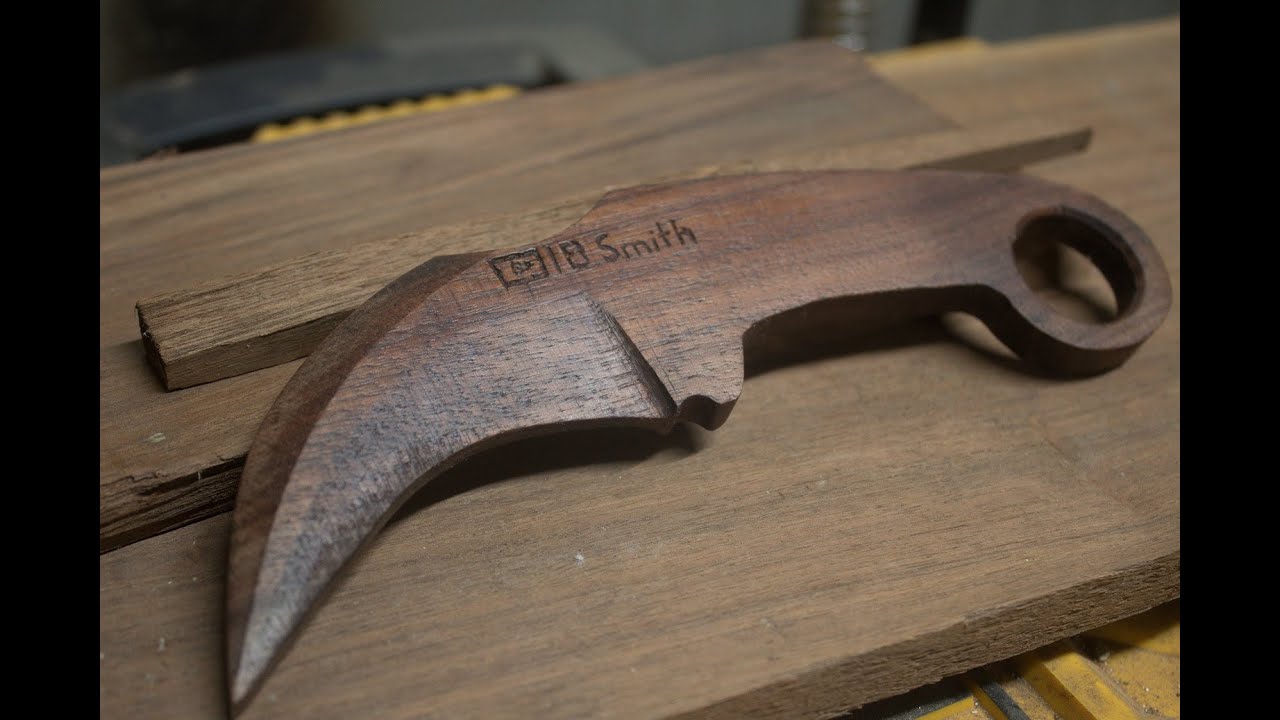 This Wooden Karambit Could be Yours! - YouTube