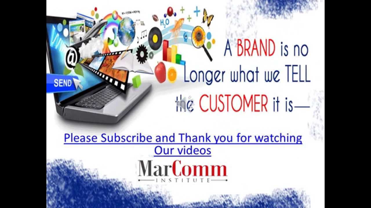 TRAINING MARKETING COMMUNICATIONS - MarComm Institute - YouTube