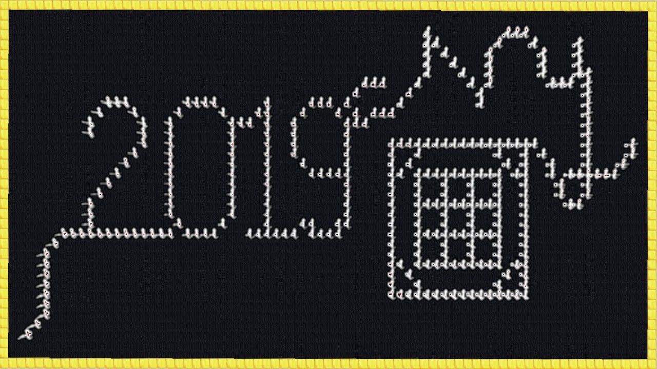 Minecraft Firework Art // Final Video for 2018 + Surprises! (Lumen ...