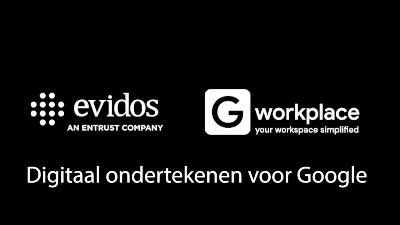 Webinar: Evidos / G-workplace | Digitaal ondertekenen 🇳🇱 - YouTube