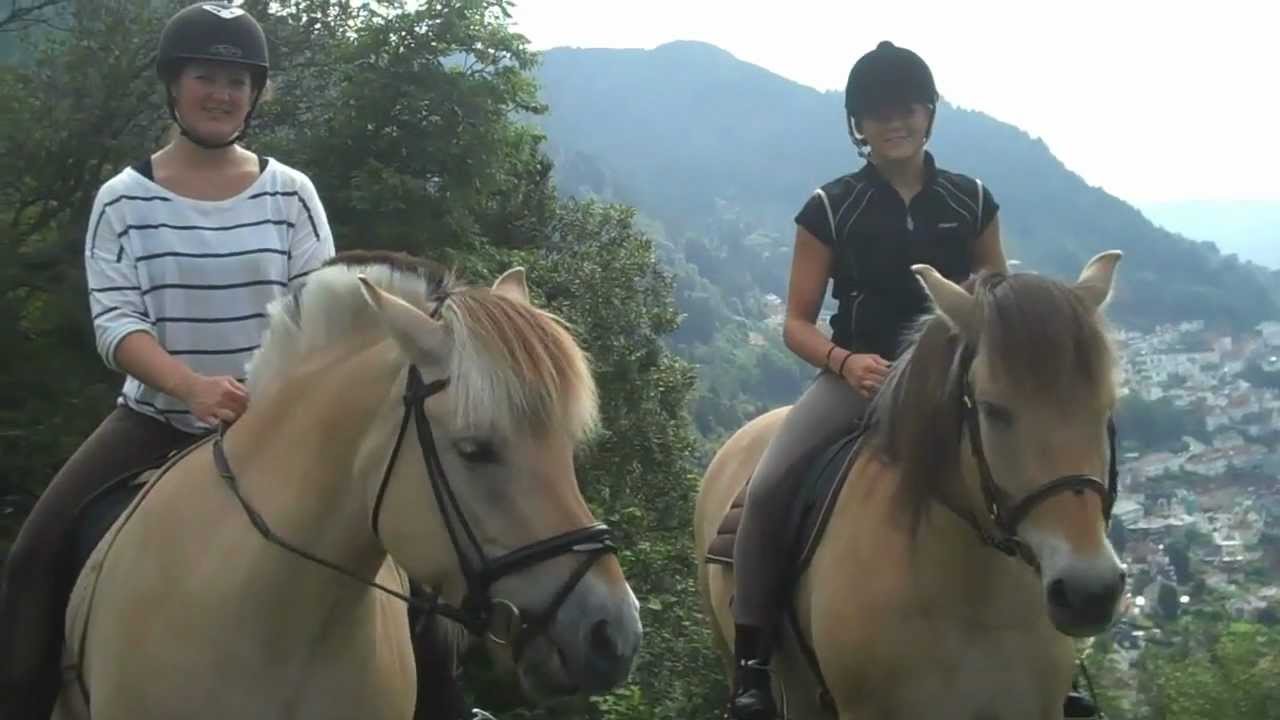 Horseback Riding Bergen Norway - YouTube
