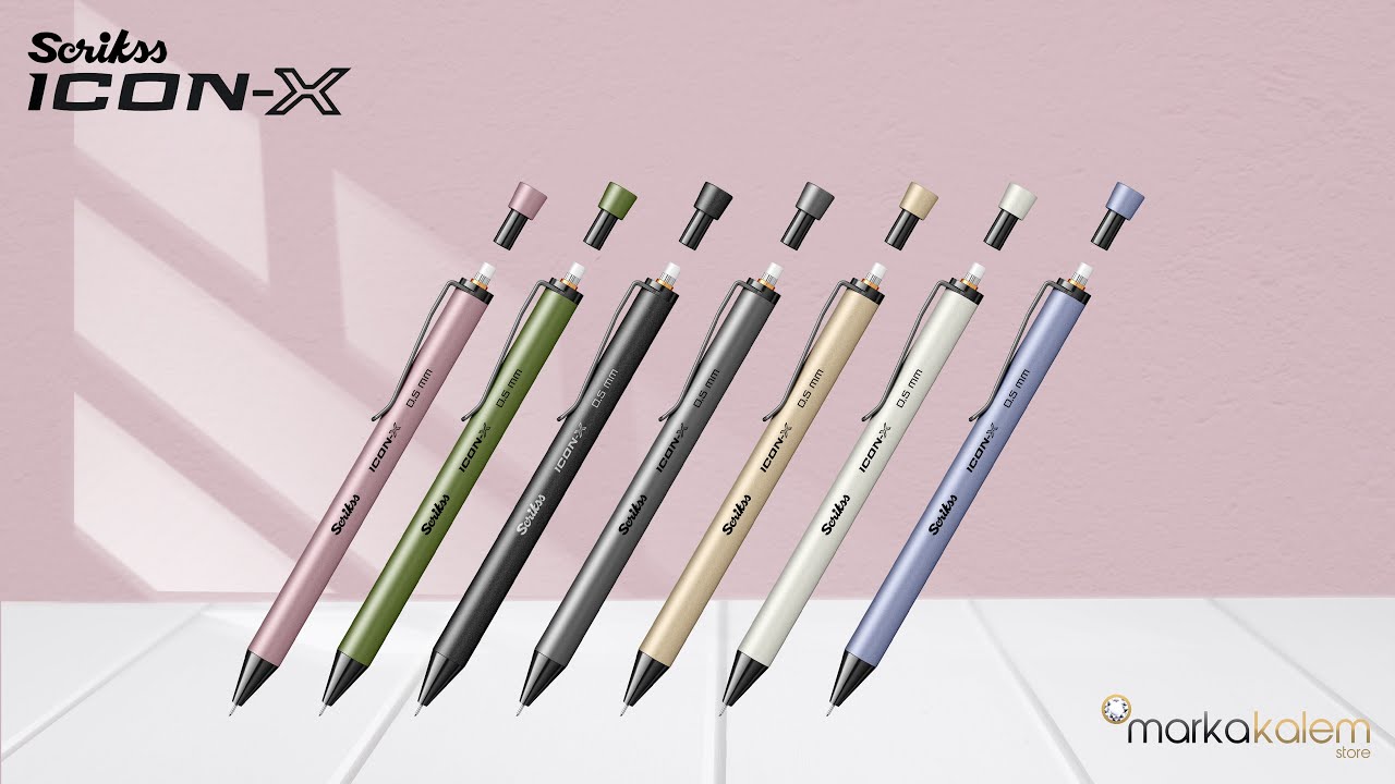 Scrikss Icon-X Mekanik Kurşun Kalem - YouTube