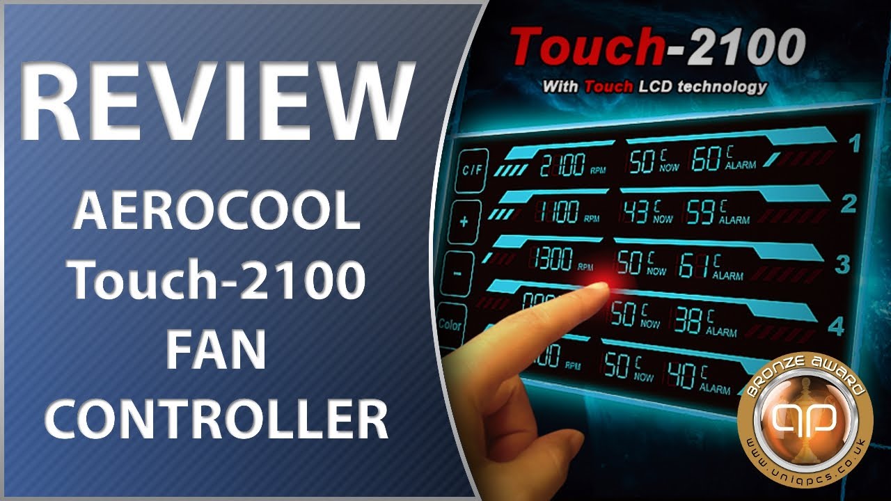 REVIEW - Aerocool Touch 2100 Fan Controller - YouTube