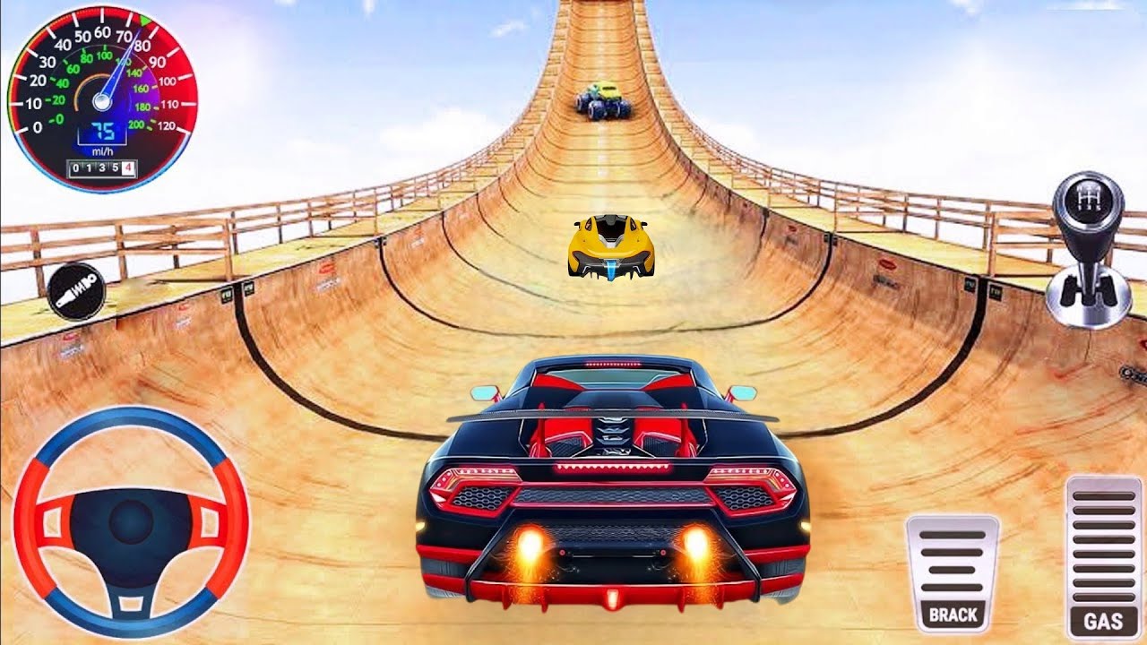 Crazy Mega Ramp Car Ultimate Racing Game 3D – Android Gameplay - YouTube