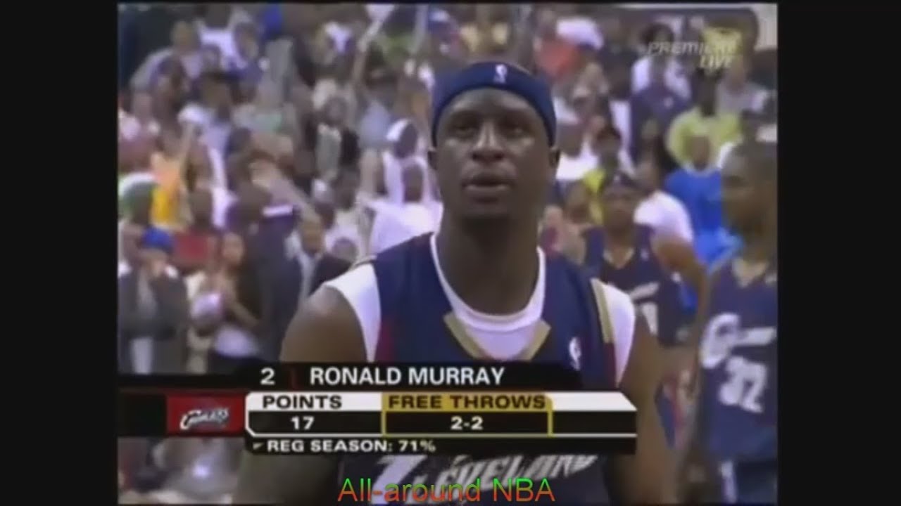 Ronald "Flip" Murray 21 Points @ Wizards, 2006 Playoffs Game 6. - YouTube