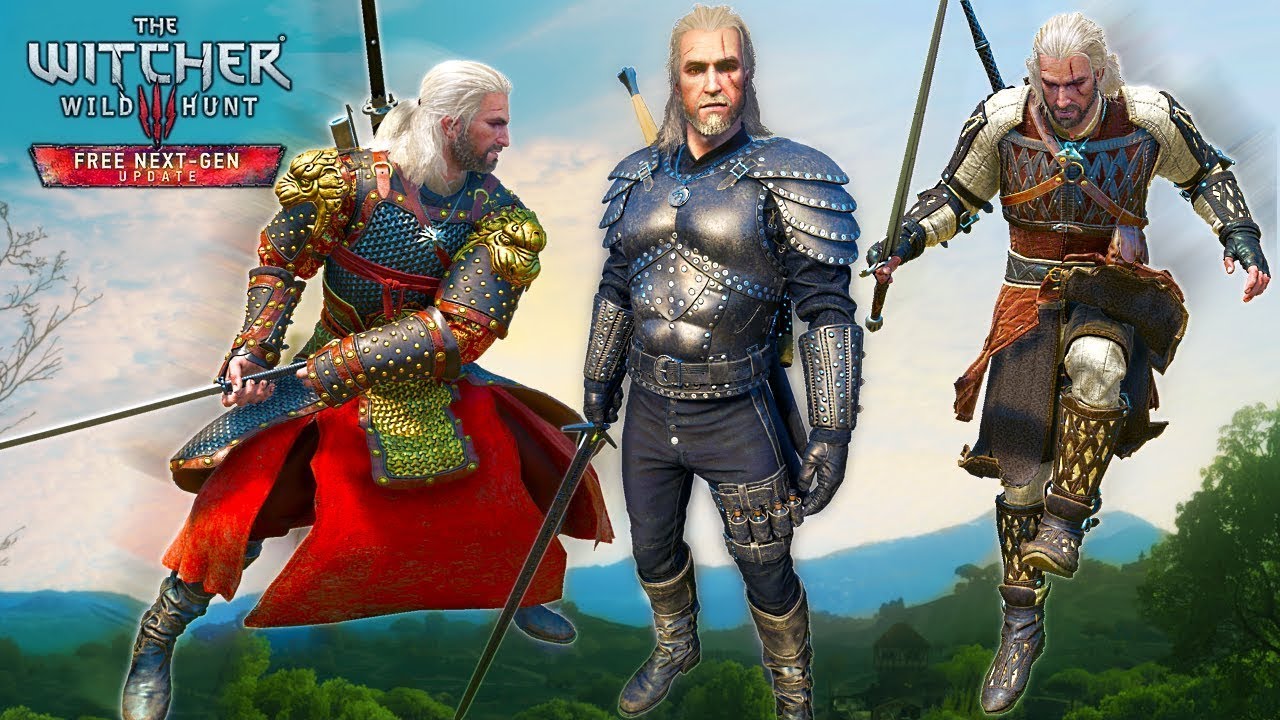 Witcher 3 Next Gen (كل الأسلحة والدروع الجديدة) - YouTube