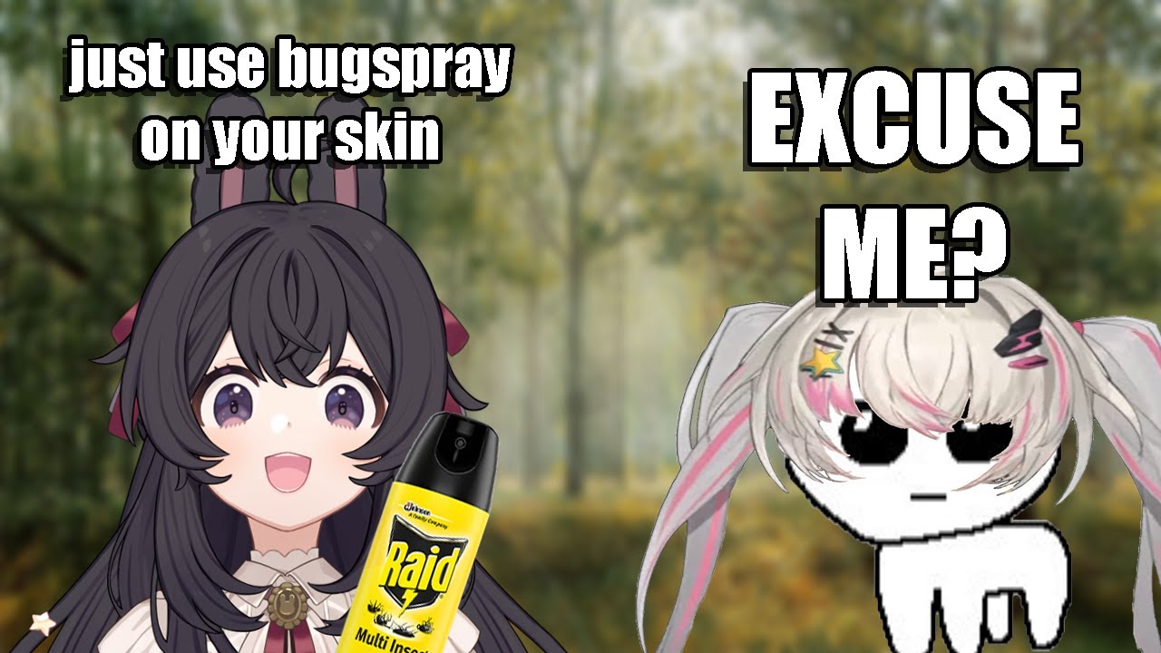 Vtuber uses bugspray as bodyspray - YouTube