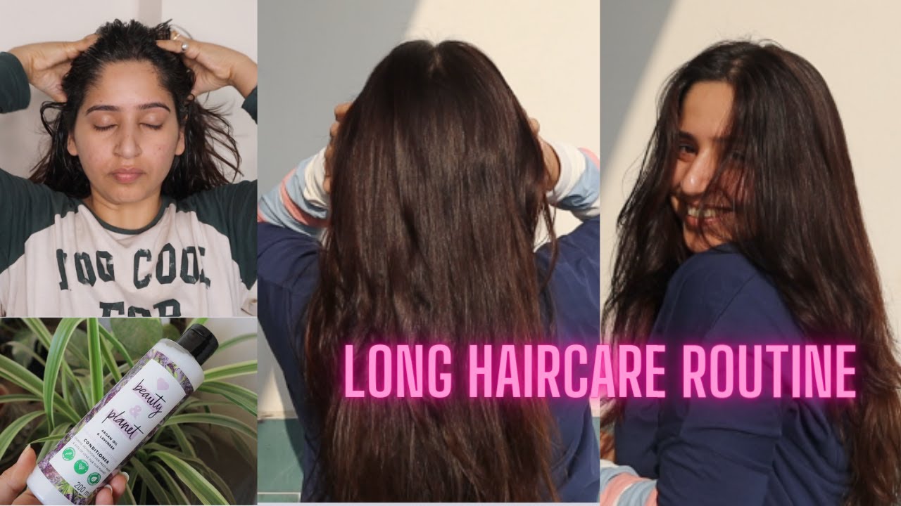 My Long Hair Care Routine | Sunday Hair Care Routine - YouTube