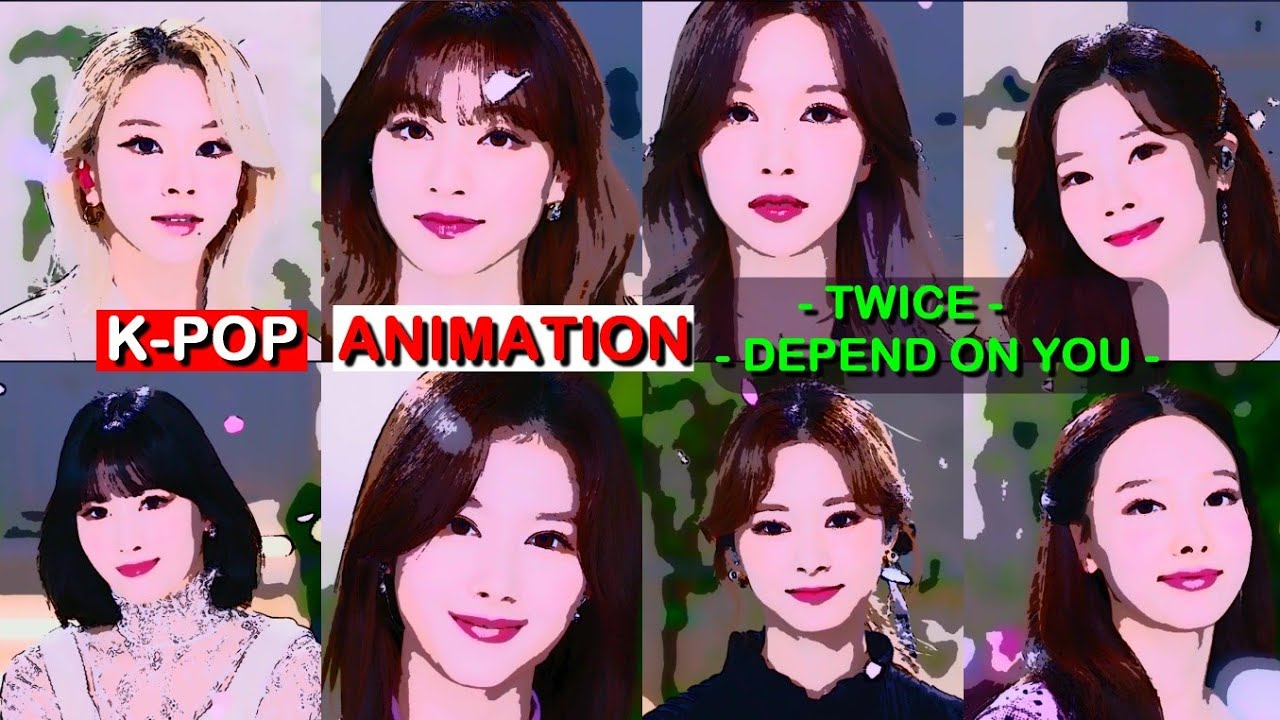 [K-POP ANIMATION] TWICE “DEPEND ON YOU” TIME100 Talks Performance ...