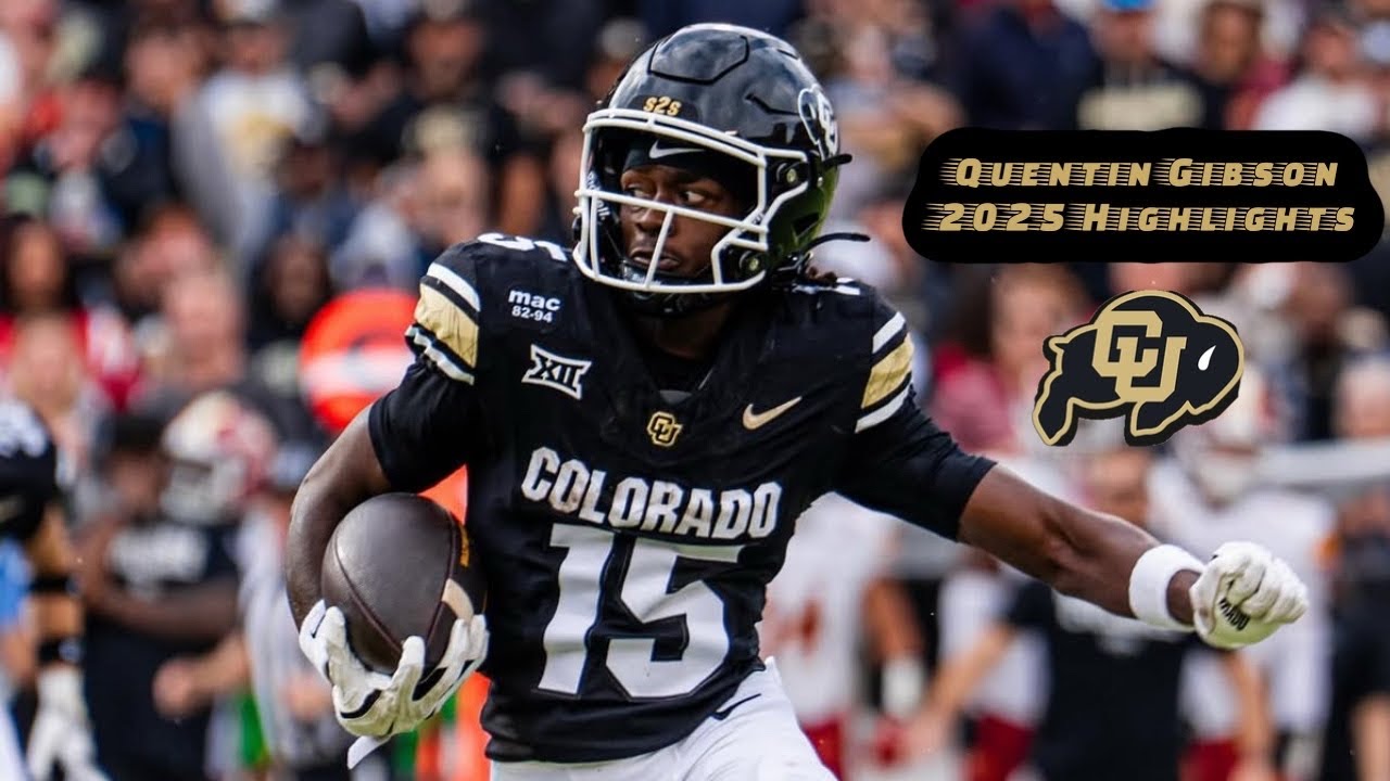 Quentin Gibson 2025 Freshman Colorado Highlights - YouTube