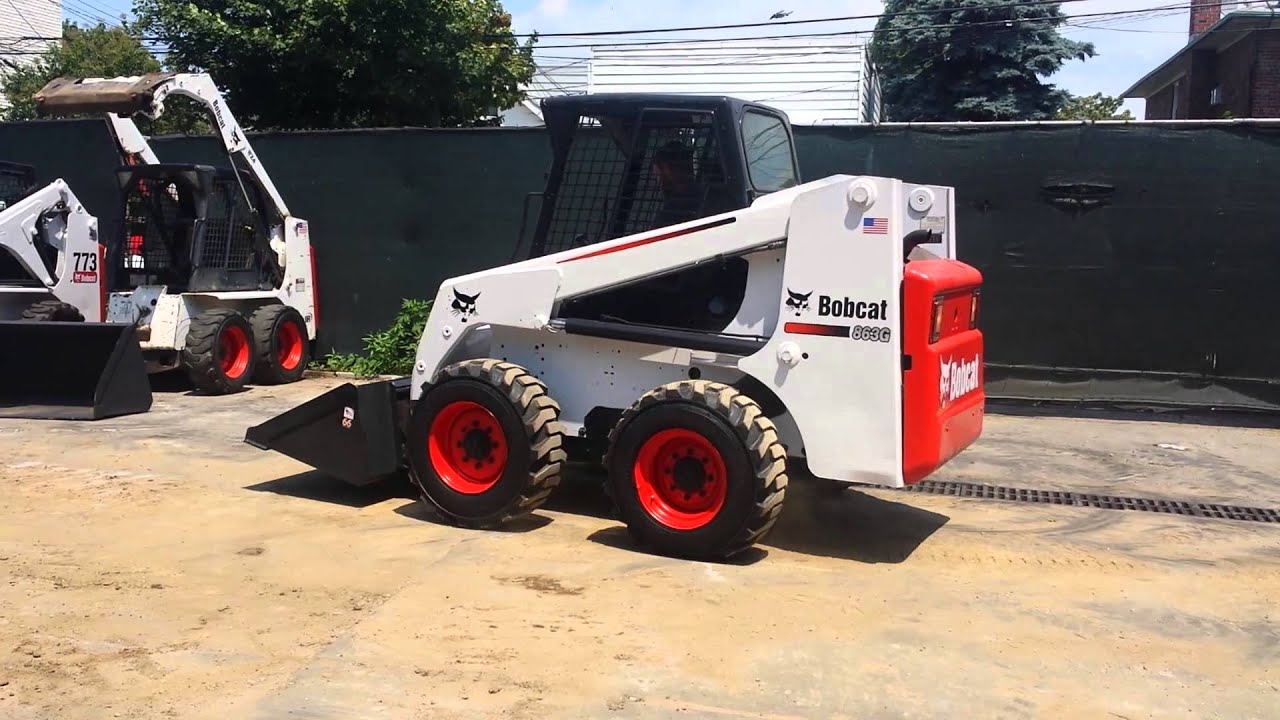 Bobcat 863 G Series skid steer loader - YouTube