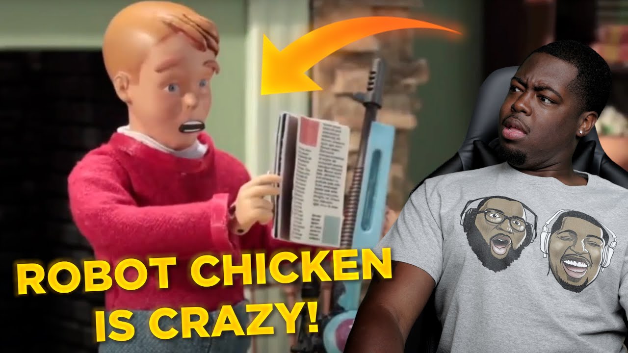 ROBOT CHICKEN Funniest Moments (Part 2) REACTION - YouTube