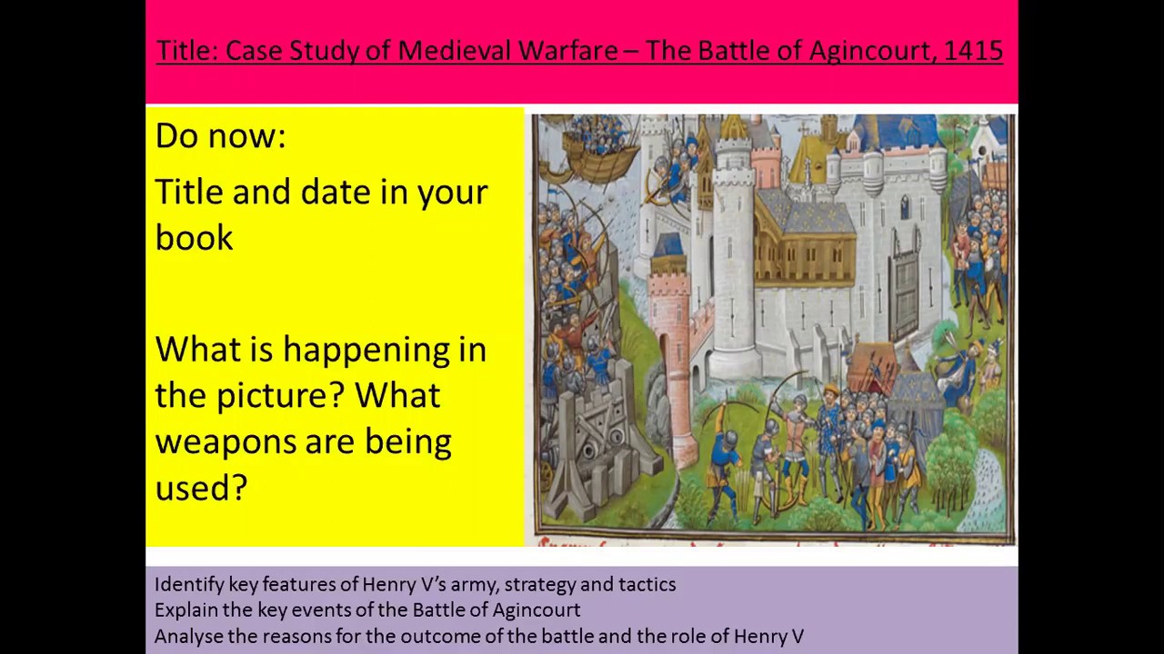 Lesson 3 Case Study - Agincourt - YouTube