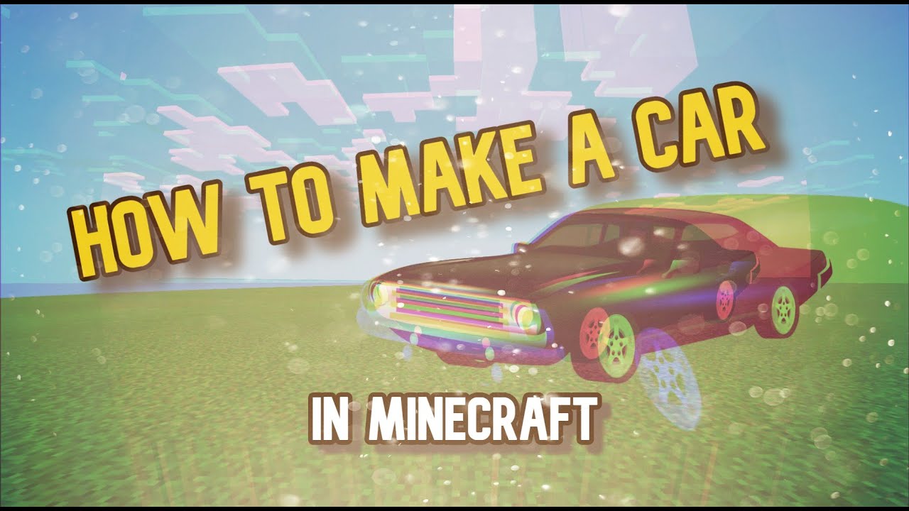How to make a car | Minecraft - YouTube