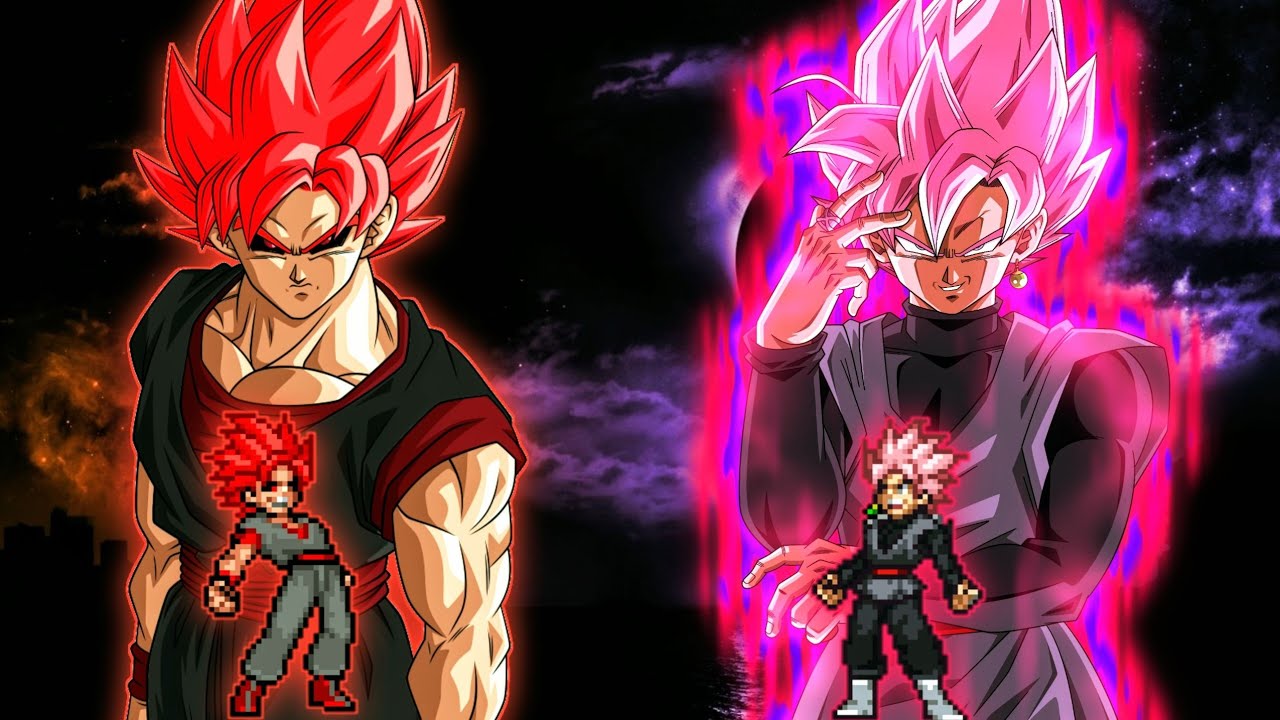 Evil Goku TP V2 OP VS Goku Black(Purgation) OP in Jump Force Mugen ...