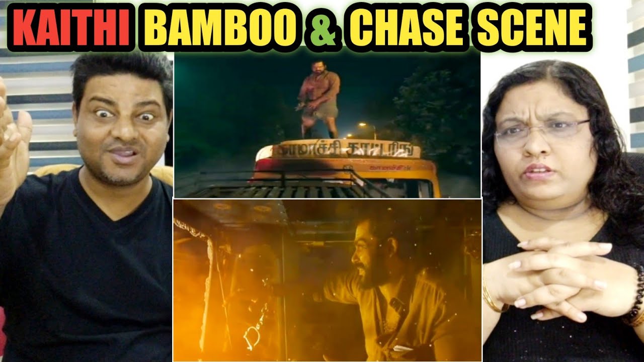 KAITHI Bamboo scene | KAITHI Lorry Chase Scene | Karthi | Lokesh ...