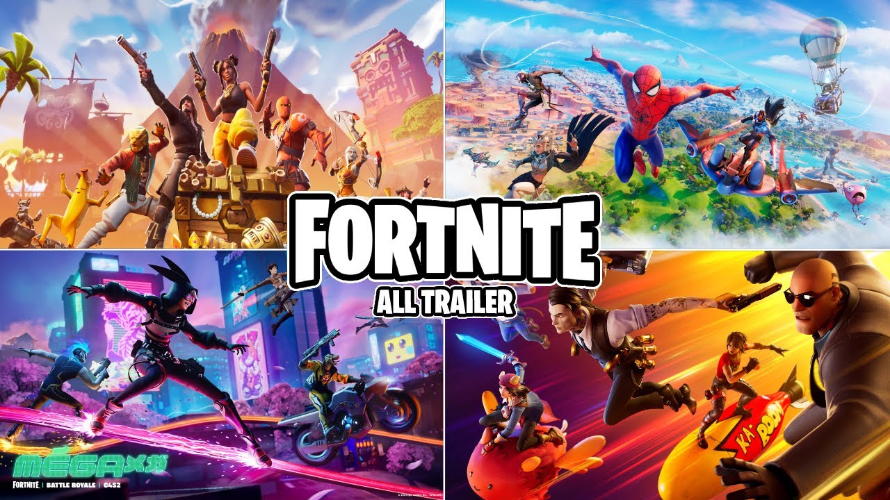 All Fortnite Cinematic Trailer ! ( season 1 - 30 ) - YouTube