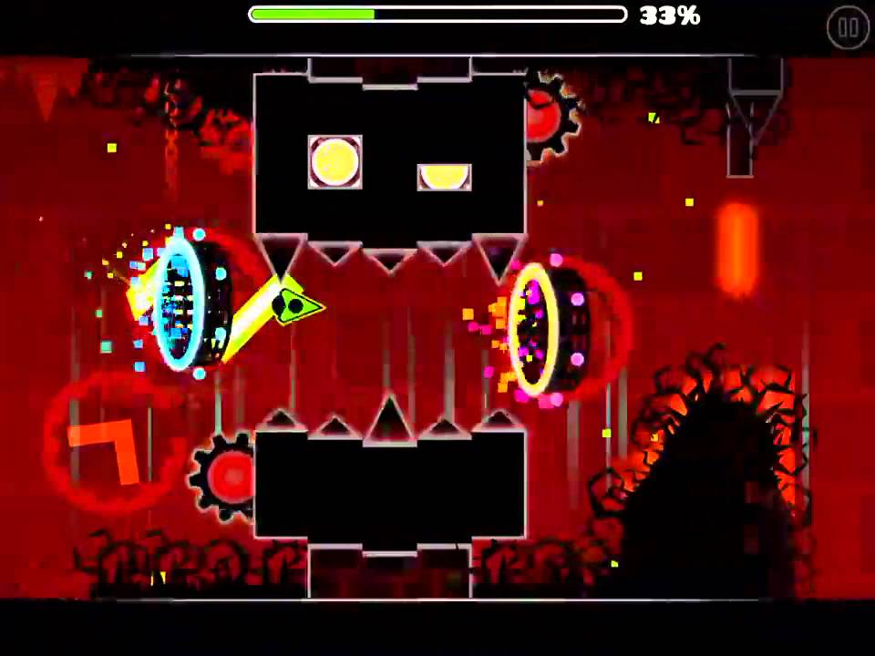 "Geometry Dash" Face Of Death (Medium Demon!) - YouTube