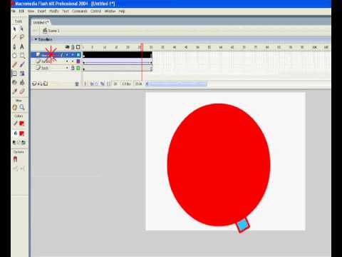 Flash MX - clock - YouTube