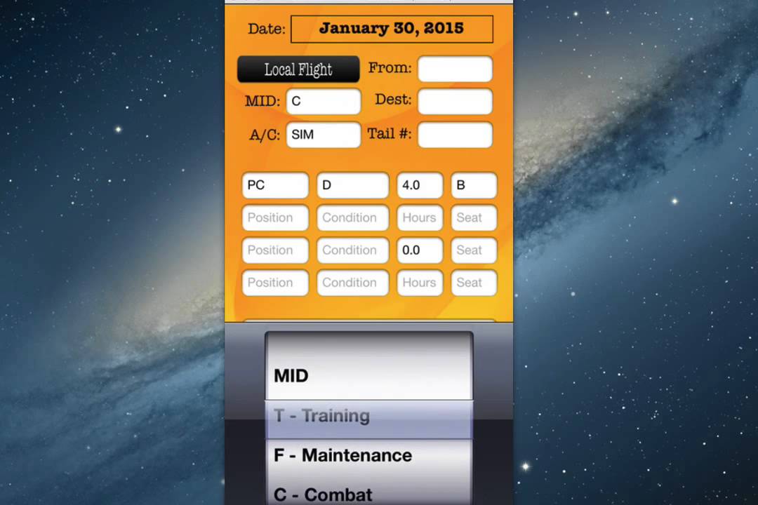 Army Flight Log :: How To Log Combat Time :: IOS App - YouTube