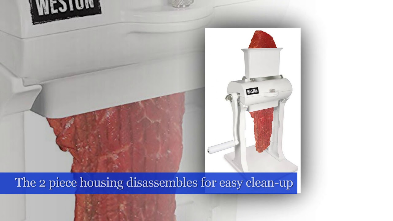 Weston Manual Heavy Duty Meat Cuber Tenderizer (07-3101-W-A) - YouTube