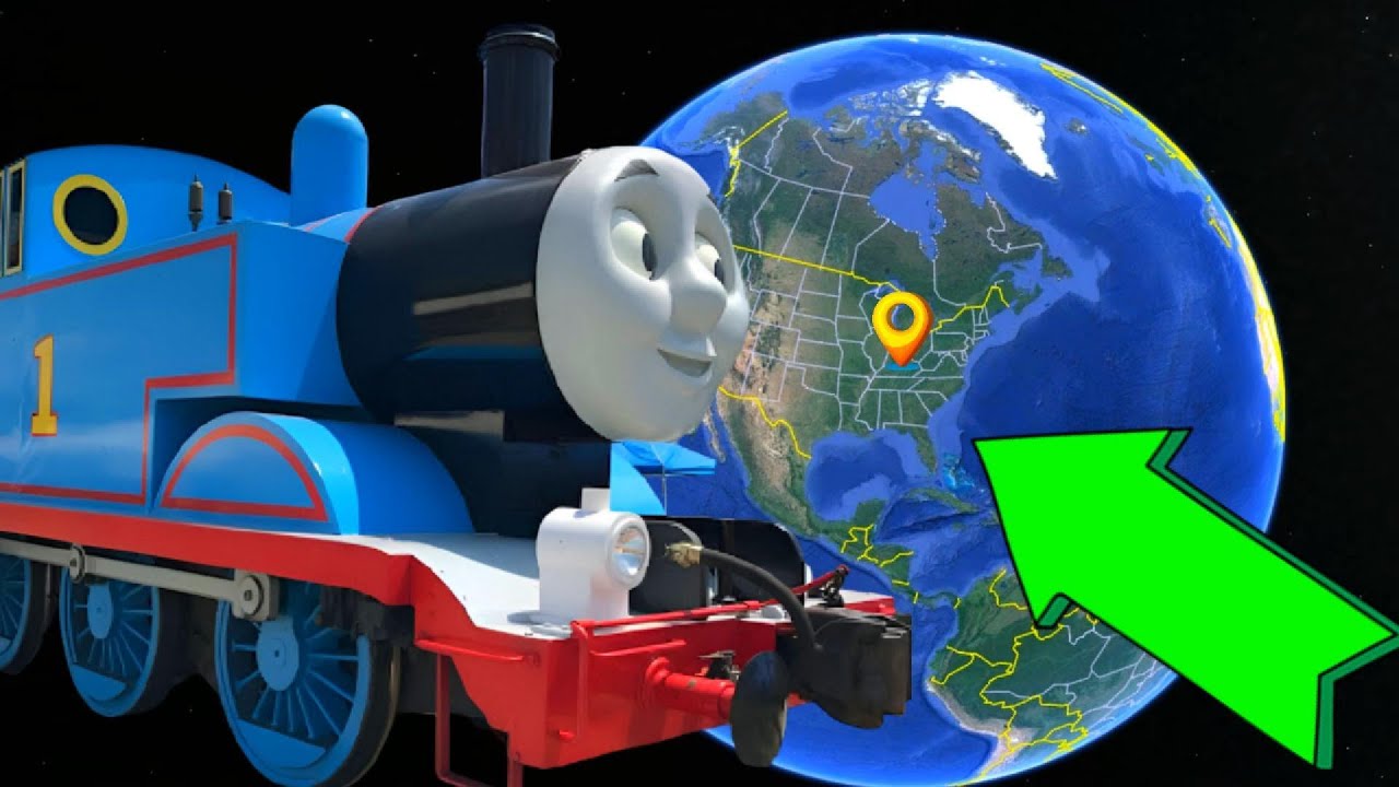 Thomas The Tank Engine on Google Maps! - YouTube