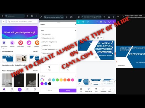 HOW TO CREATE ALMOST ANY TYPE OF SLIDE ON CANVA.COM - YouTube
