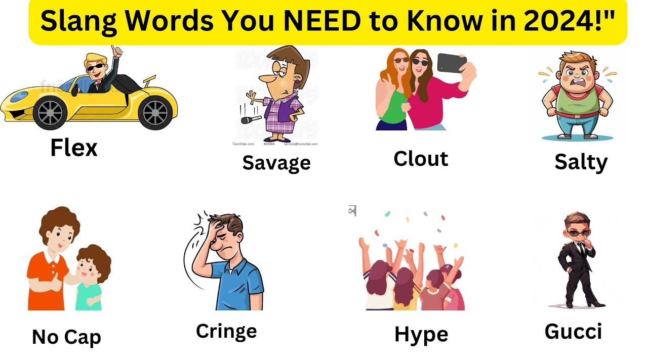 Slang Words In English | English Slang Words | Advanced Slang words ...