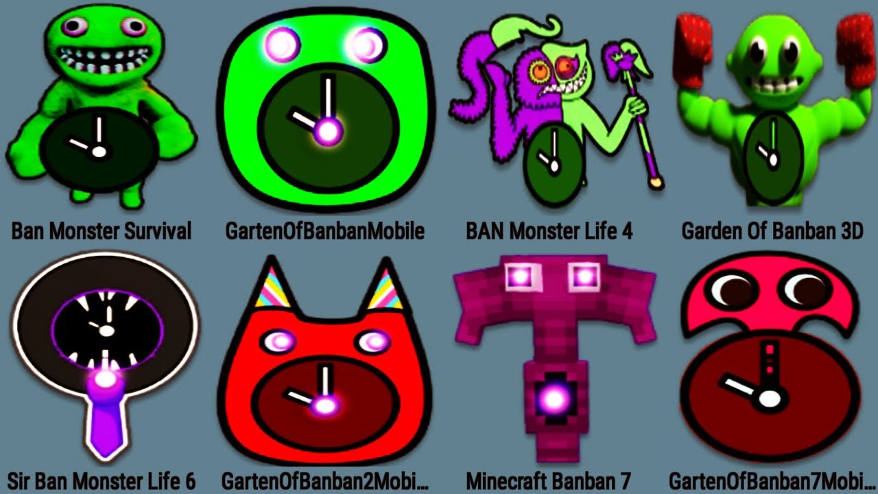 Ban Monster Life 6 ,Ban Monster Survival, GartenOfBanban,Ban Monster4 ...