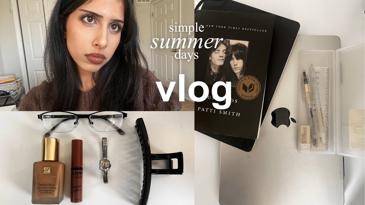 vlog | waking up at 5 am, morning routine, baking, drawing, painting ...