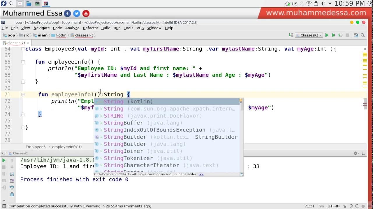 33 Kotlin Advance Classes OOP - YouTube