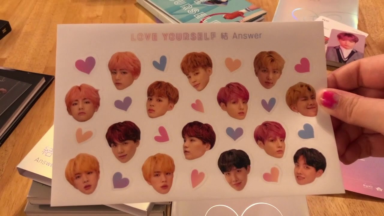 Kpop Unboxing Haul: BTS Love yourself Answer Albums from Target! - YouTube