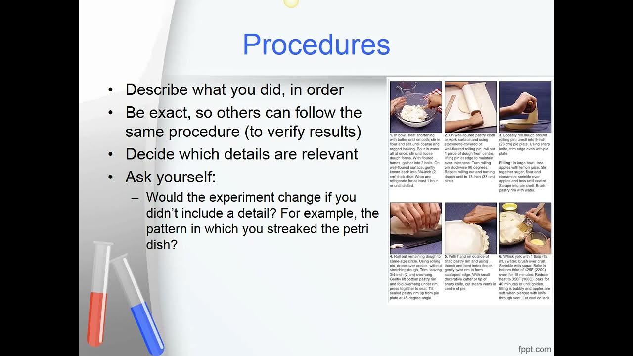 Biology 150 Lab Report Methods & Procedures Section - YouTube